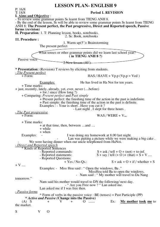 Giao an Anh 9 ca nam - Tiếng Anh 9 - Vũ Văn Hiệp - Website của Trường ...