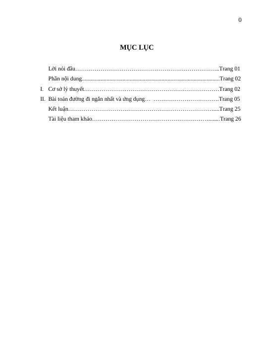 ly thuyet do thi- tim duong di ngan nhat va ứng dụng - Bài giảng khác ...