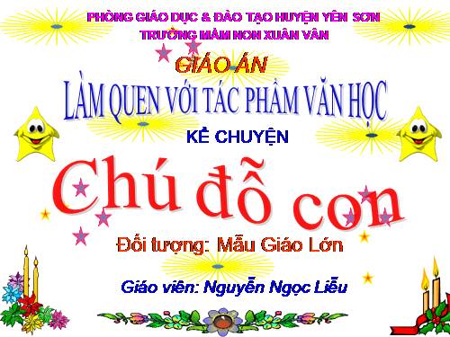 truyện chú đỗ con - Bài giảng khác - Nguyễn Ngọc Liễu - Thư viện Bài ...