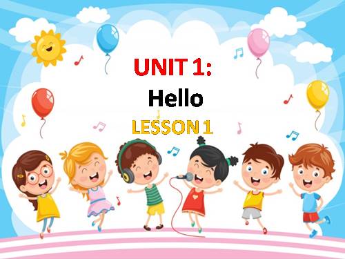 Unit 1: Hello - Tiếng Anh 3 (Chính thức) - Lê Huyền Ny - Thư viện Bài ...