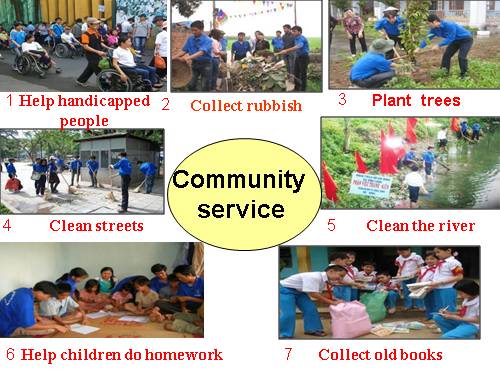 Unit 3. Community Service. Lesson 2. A closer look 1 - Tiếng Anh 7 ...