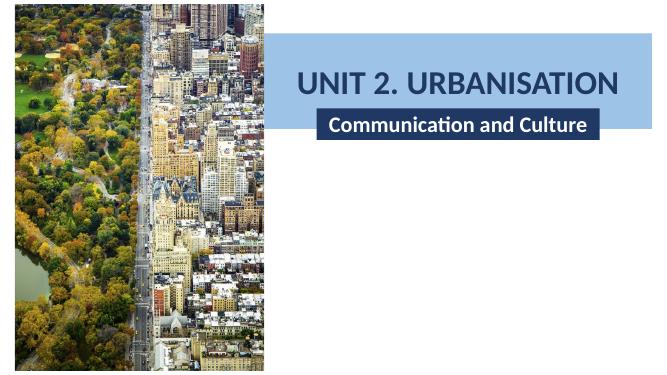 Unit 2. Urbanisation. Lesson 7. Communication and culture - Tiếng Anh ...