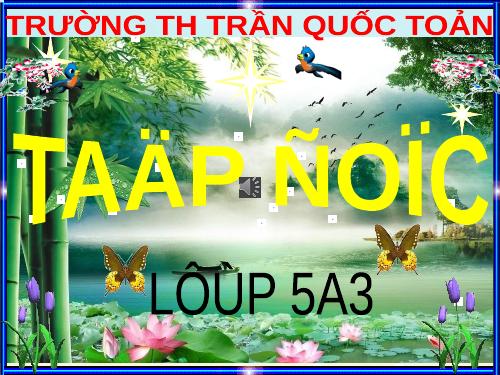 Tuần 6. Sự sụp đổ của chế độ A-pác-thai - Tập đọc 5 - Hồ Thanh Hải ...