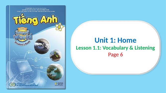 Unit 1: Home _ Lesson 1.1 - i-Learn Smart World 6 - Dương Sinh Hùng ...
