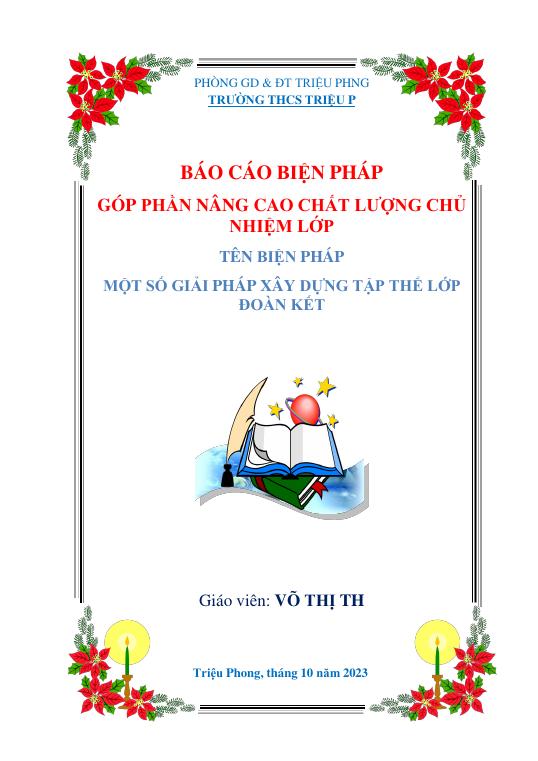 BIỆN PHÁP THI GVCN GIỎI - Lưu trữ tạm thời - Lê Gia Tài - Thư viện Giáo ...