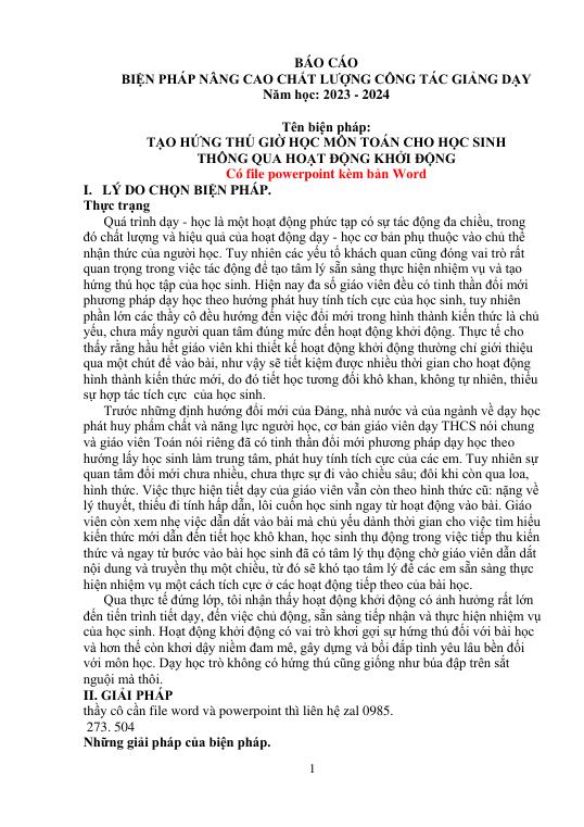 Biện pháp thì GVDG Toán 6 năm 23-24 - Toán 6 - Đề Thi - Thư viện Giáo ...