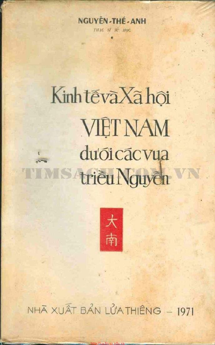 Kinh tế và xã hội Việt Nam dưới Vua triều Nguyễn - SÁCH LỊCH SỬ - VĂN ...