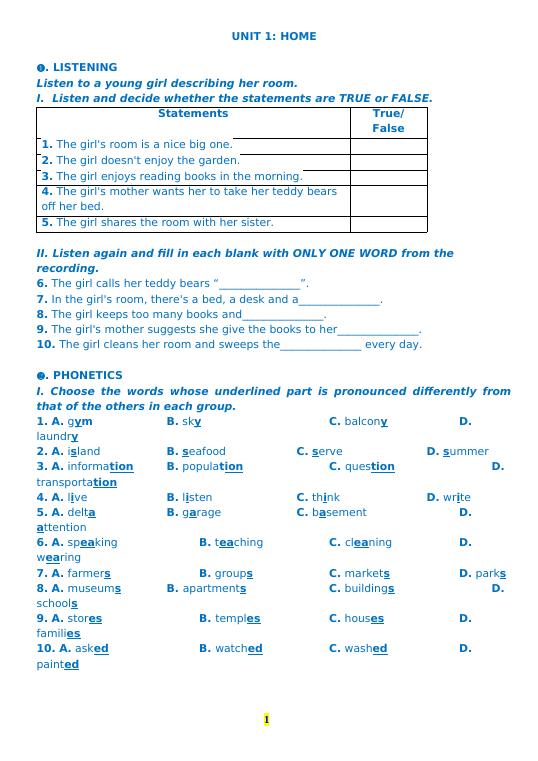 i learn smart world 6 - UNIT 1 - i-Learn Smart World 6 - Trần Văn Huy ...