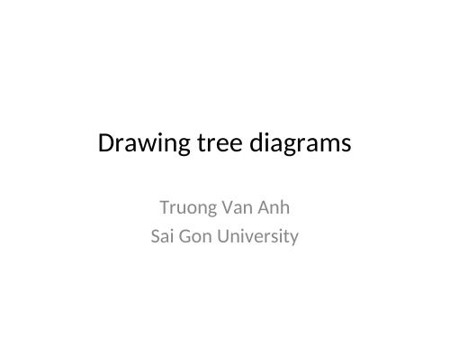 Drawing tree diagrams - Bài giảng khác - Trương Văn Ánh - Thư viện Bài ...