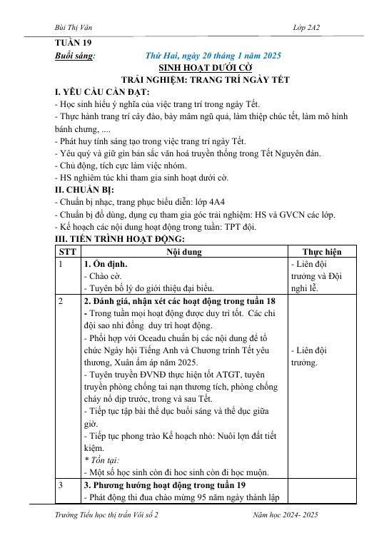 TUAN 19- BUI THI VAN.pdf - Toán học 1 - Hoàng Thị Bích Vân - Thư viện Giáo án điện tử
