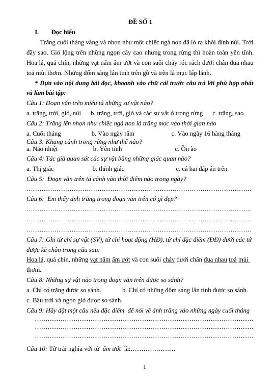 ôn GKII - Tiếng Việt 3 - Nguyễn Thị Huệ - Thư viện Đề thi & Kiểm tra