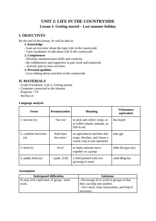 lop 8 Unit 2(Global Success) - Tiếng Anh 8 - Vương Quốc Tuấn - Website ...
