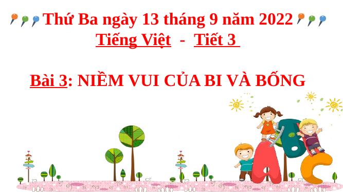 Tập 1 - Bài 3: Niềm vui của Bi và Bống - Nói và nghe: Kể chuyện Niềm ...