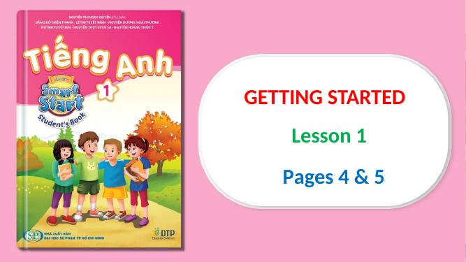 Getting Started. lesson 1 - i-Learn Smart Start 1 - Cao Văn Duyến - Thư ...